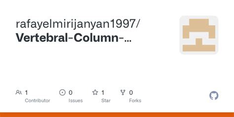 Github Rafayelmirijanyan1997vertebral Column Database Rafayel Mirijanyan