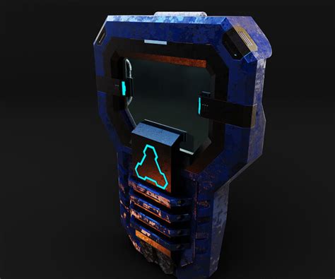 Artstation Deployable Riot Shield Turntide Game Assets