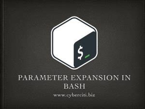 How To Use Bash Parameter Substitution Like A Pro NixCraft