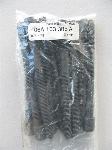 NEW 06A103385A Engine Cylinder Head Bolt FOR VOLKSWAGEN AUDI 1997-2006 ...