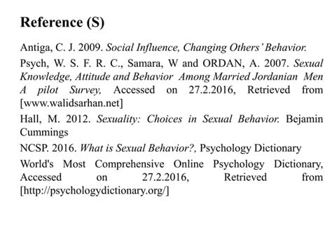 Social Influence On Sexual Behavior Pptx