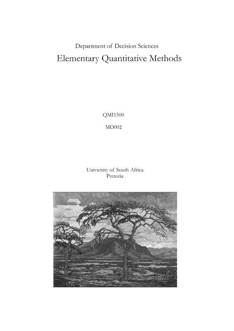 002 2017 4 B Workbook Qmi Department Of Decision Sciences Elementary