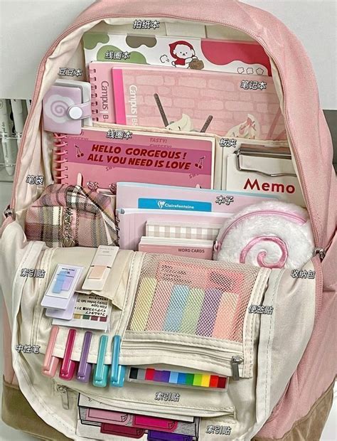 Aestetic😇🦋💌🍡 Nel 2025 Organizzazione Zaino Organizzare Il Materiale