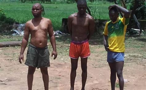 Ibadan Amotekun Parades Three Suspected Ritualists With Butchered
