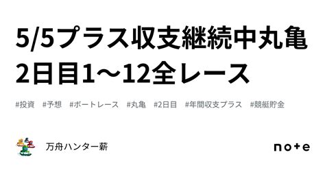 🤡 55🤡プラス収支継続中🤡丸亀👑2日目😍1〜12全レース💰｜💰💰万舟ハンター薪💰💰