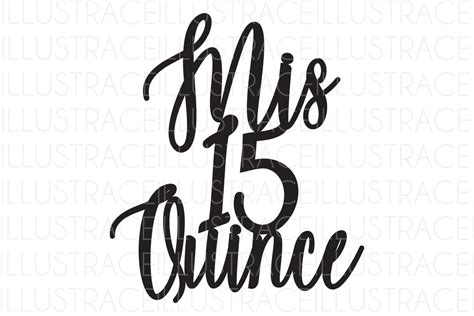 Mis 15 Quince Quinceanera Graphic By Illustrace Creative Fabrica