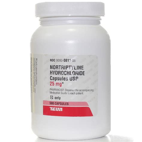 Nortriptyline 25mg Rx Products