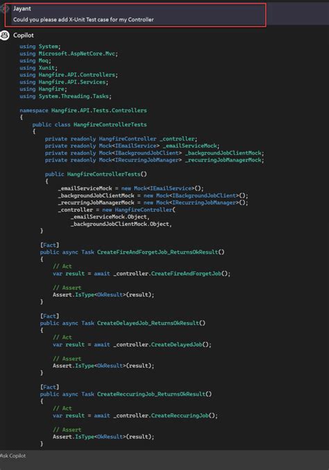 Implement GitHub Copilot Chat In Visual Studio Jayant Tripathy