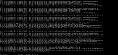 Error With Packet Previous Packet Is Sent Chirpstack Network Server