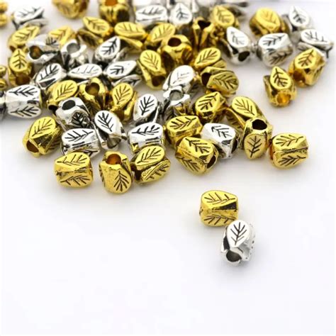 Crafts 50pc 8mm Gold Plated Brass Spacer Loose Round Beads For Jewelry