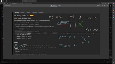Leetcode 348 Design Tic Tac Toe Java Youtube