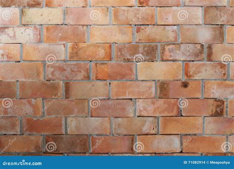 Texture A Parede De Tijolo é Resistido E Têm O Corrosivo Foto De Stock