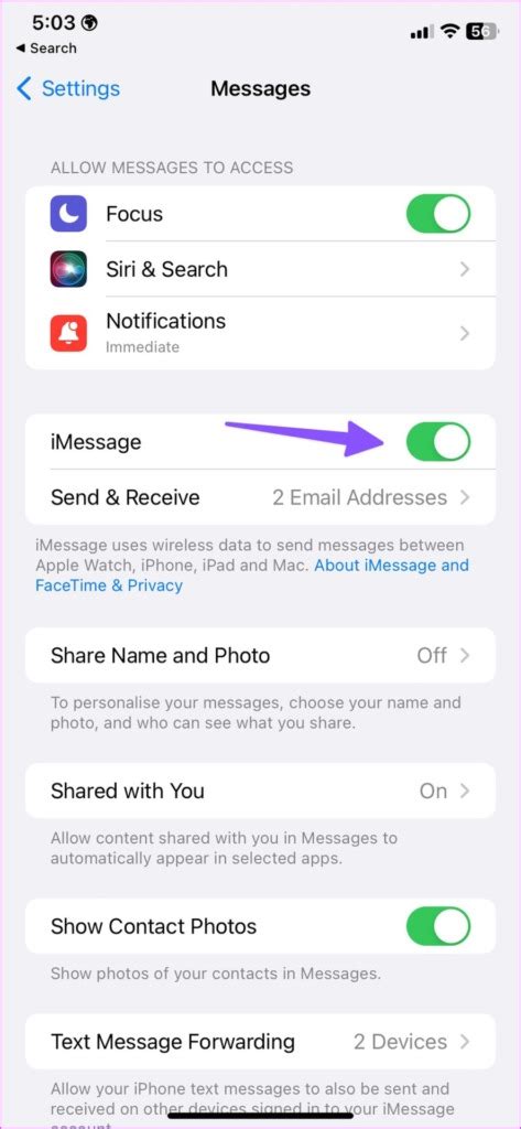 4 Ways to Fix Messages Not Syncing Between iPhone and iPad - Guiding Tech