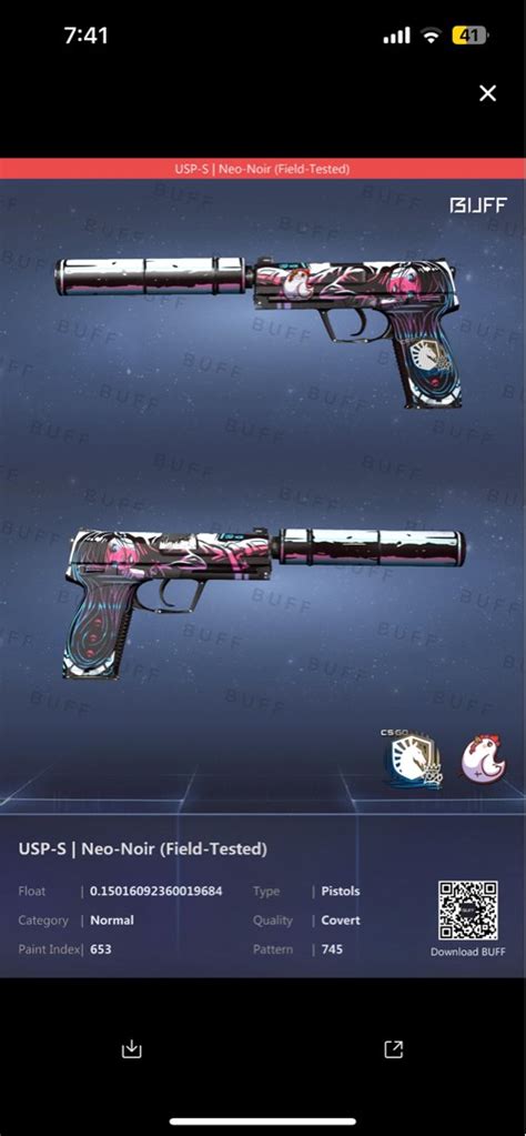 Csgo Usp S Neo Noir Ft Video Gaming Video Games Others On Carousell