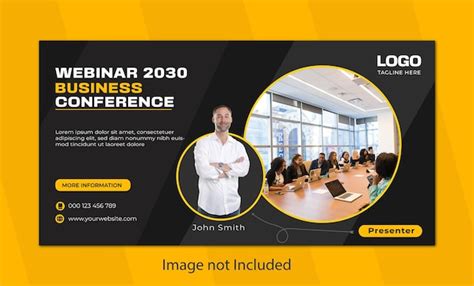 Premium Vector Professional Business Seminar Banner