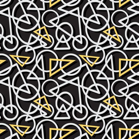 Geometric Seamless Pattern Shapes Minimalist Background Fashion