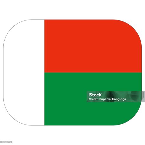 마다가스카르 국기 디자인 형태의 마다가스카르의 국기 3차원 형태에 대한 스톡 벡터 아트 및 기타 이미지 3차원 형태 국기