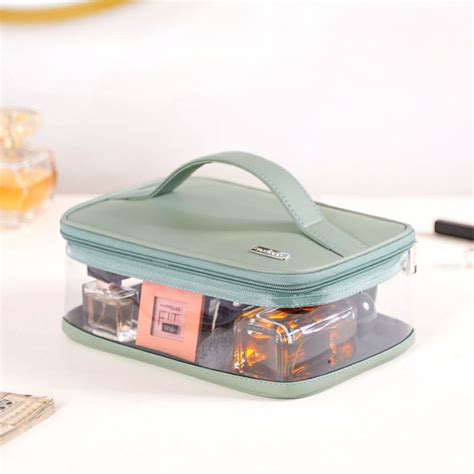 Buy Nestasia Sage Green Trendy Makeup Bag For Women Online