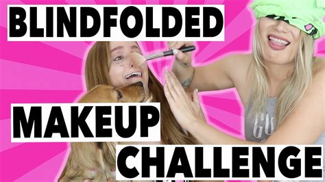 Blindfolded Makeup Challenge W Kathleenlights Youtube