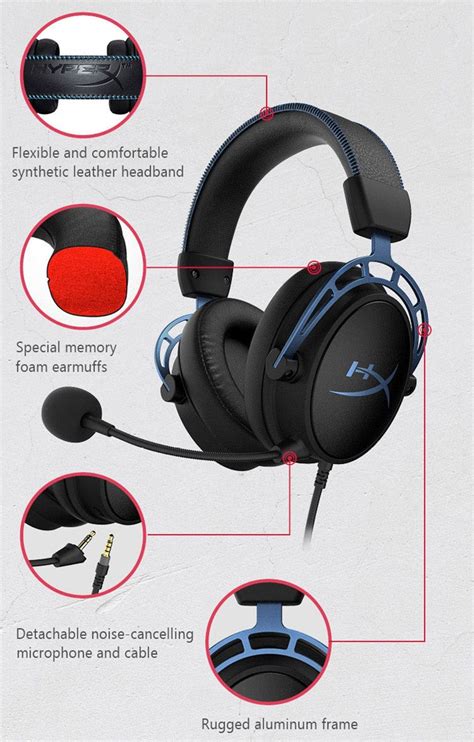 אוזניות גיימינג מקצועיות Hyperx Alpha S דיגיטל גאדגט
