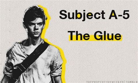 Subject A5 Newt The Glue Maze Runner Series Maze Runner Subjects