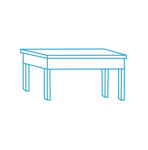 Table Line Drawing Vector Art Icons And Graphics For Free Download