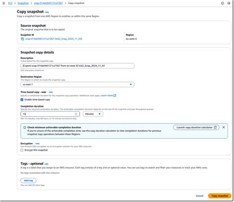 Amazon EBS 시간 기반 스냅샷 복사본 만들기 정식 출시 Amazon Web Services 한국 블로그