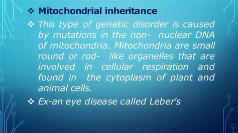 Classification Of Genetic Disease Pptx