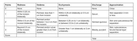 Reeda Scale Alvarenga Et Al 2015 Results Characteristics Of The