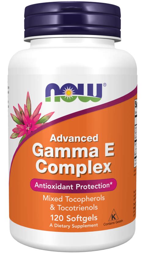Advanced Gamma E Complex 120 Soft Gels Now Foods