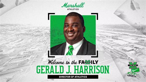 Gerald Harrison Approved As 23rd Director Of Athletics At Marshall Wv