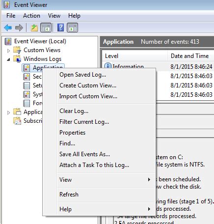 Check Disk Chkdsk Read Event Viewer Log Page 9 Tutorials