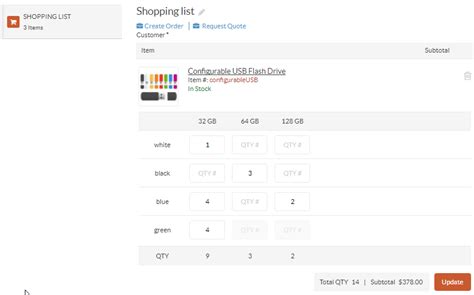 Create An Order Via Matrix Form In The Storefront Orocommerce Orocrm