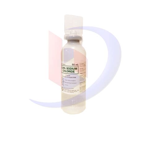 Sodium Chloride 09 Euromed 9mgml Solution For Injection 50ml