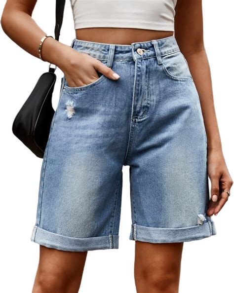 Linyooli Womens Y2k Baggy Jorts High Waist Straight Leg Long Jean
