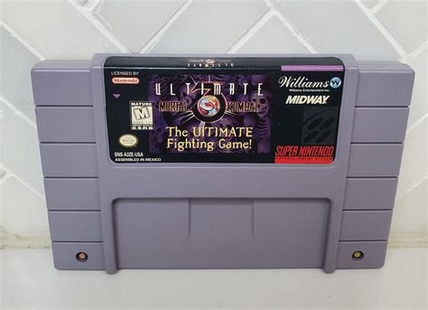 Mavin Ultimate Mortal Kombat 3 Super Nintendo Snes Cleaned And Tested