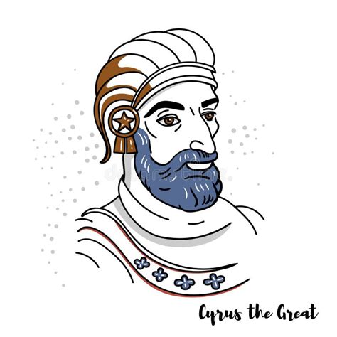 King Cyrus The Great Stock Illustration Illustration Of Media 138296842