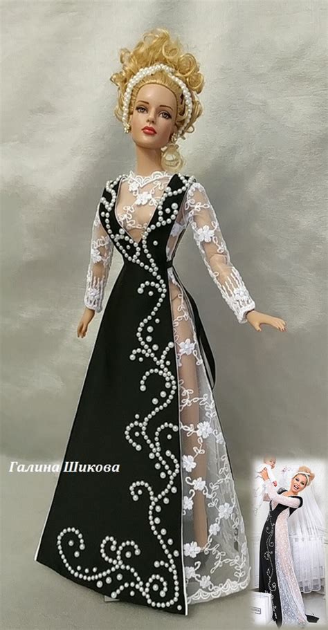 Платье для кукол Р Тоннера Галина Шикова Barbie Doll Clothing Patterns Barbie Gowns Doll