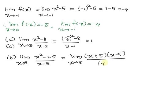 solved graph the function and then find the specified limits when necessary state that the