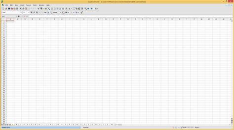 Quattro Spreadsheet In Corel Quattro Pro File Extensions Db Excel