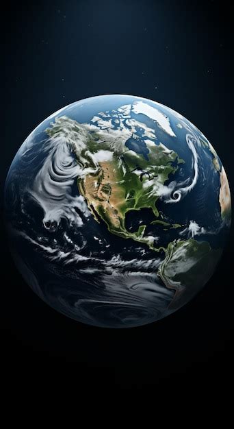 premium photo space perspective earth for global unity