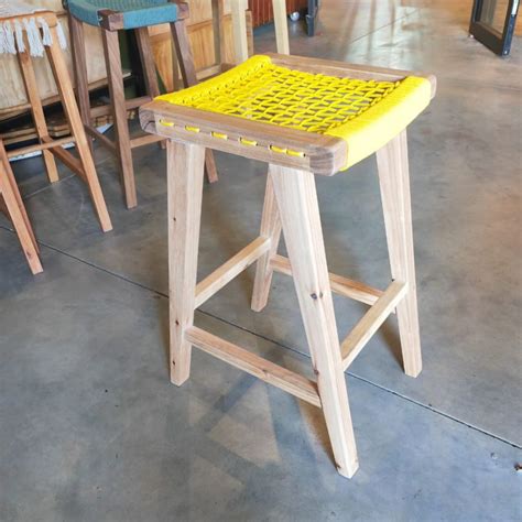 square seat barstool string swings and things