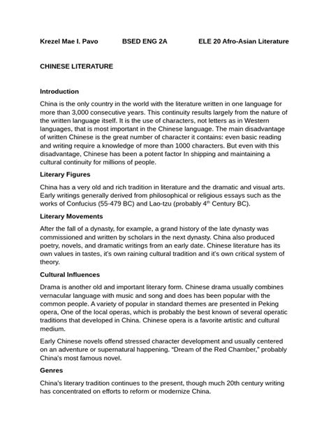Week 8 Assignment 2 Pdf Chinese Literature