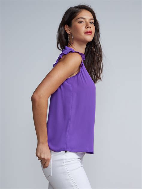 V Neck Flutter Sleeve Top New York And Company