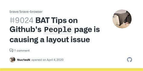 Bat Tips On Githubs `people` Page Is Causing A Layout Issue · Issue