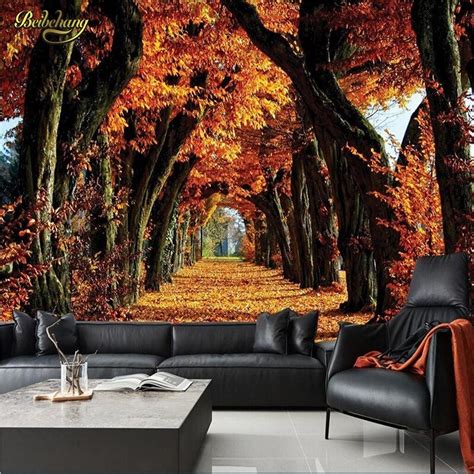 Beibehang Custom 3d Wallpapers Photo Wallpaper Wall Autumn Papel De
