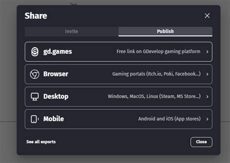 how do i export to mobile [solved] how do i gdevelop forum