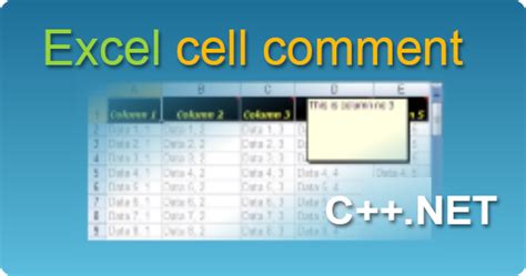 Easyxls Blog Archive Excel Cell Comment In Cnet