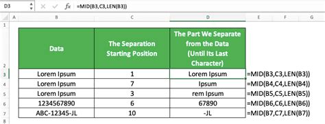 How To Use The Mid Function In Excel Usabilities Examples And Its