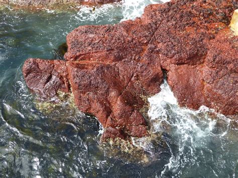 Ancient Devonian Red Rocks Stock Image Image Of Sapphire 135192123